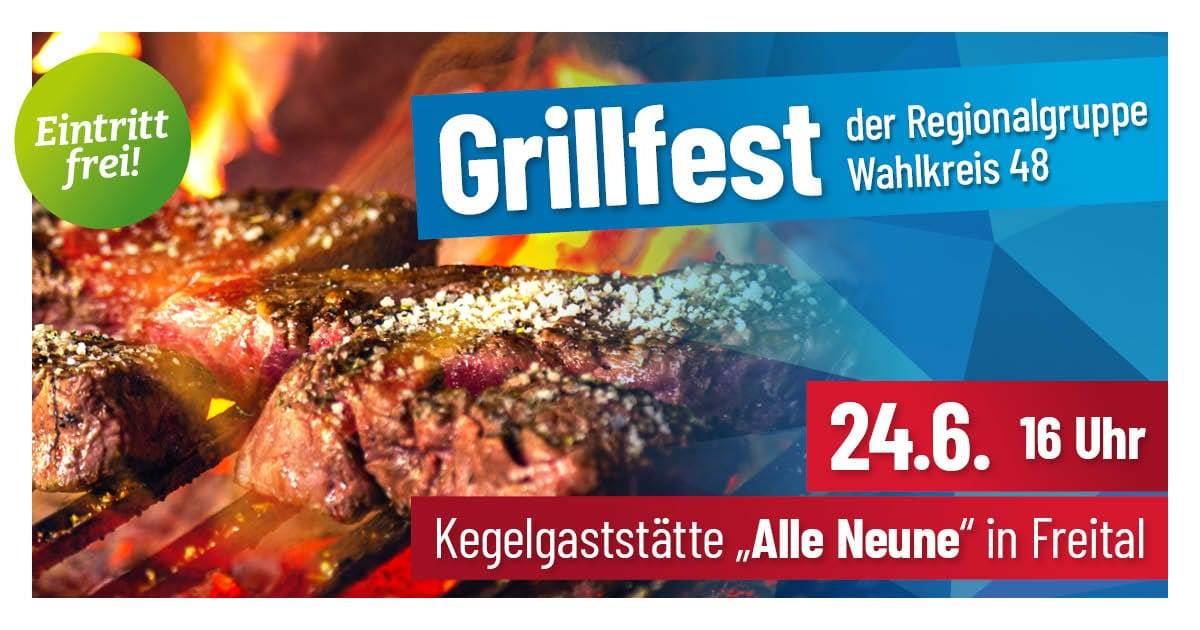 Grillfest der Regionalgruppe Freital - AfD Sachsen