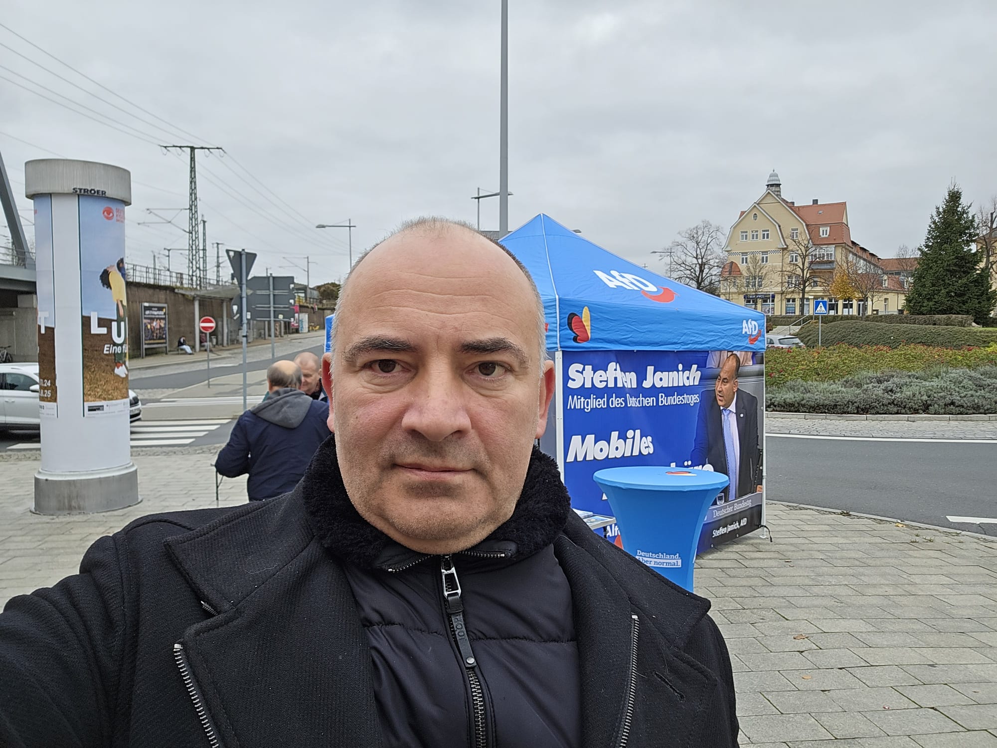 Infostand " Abgeordneter vor Ort " in Pirna - AfD Sachsen