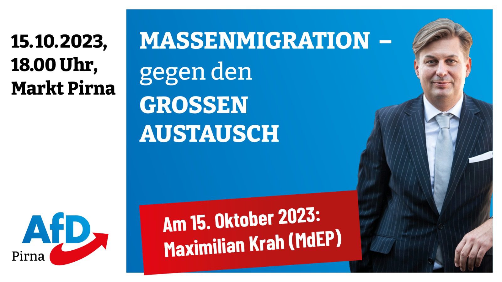 Massenmigration mit Maximilian Krah - AfD Sachsen